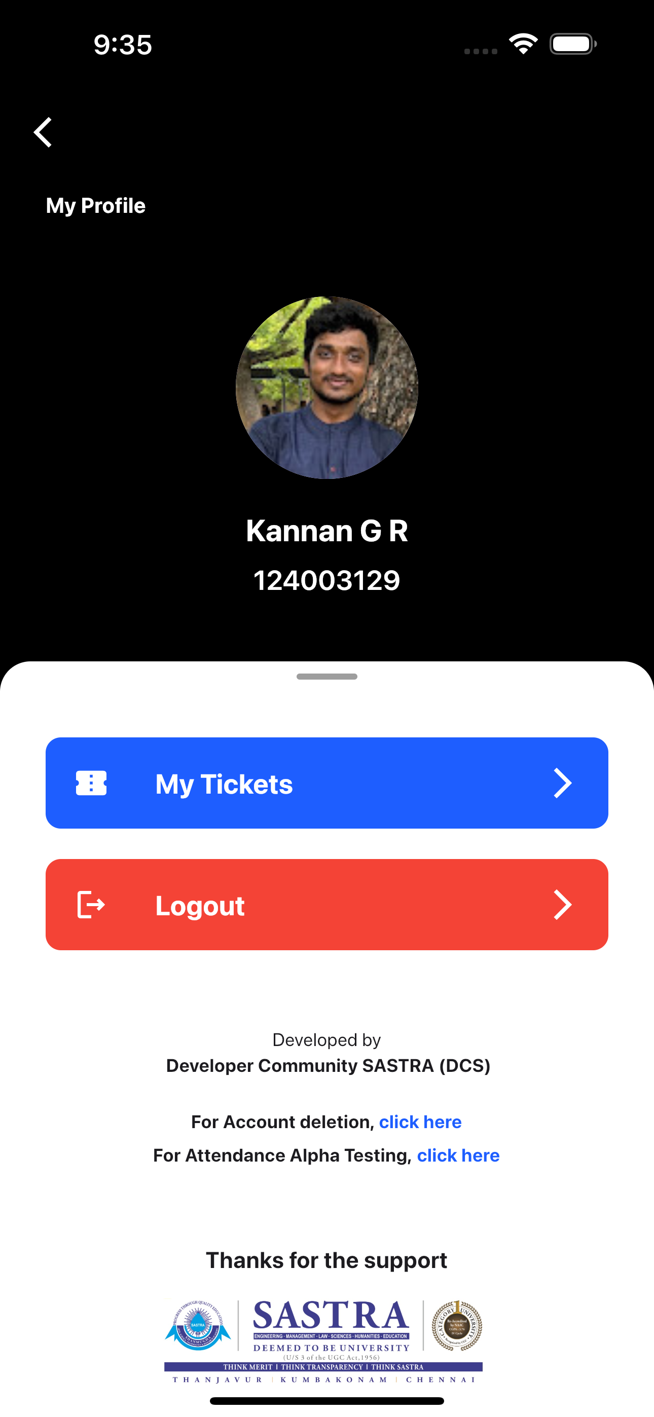 Studentverse | SASTRA